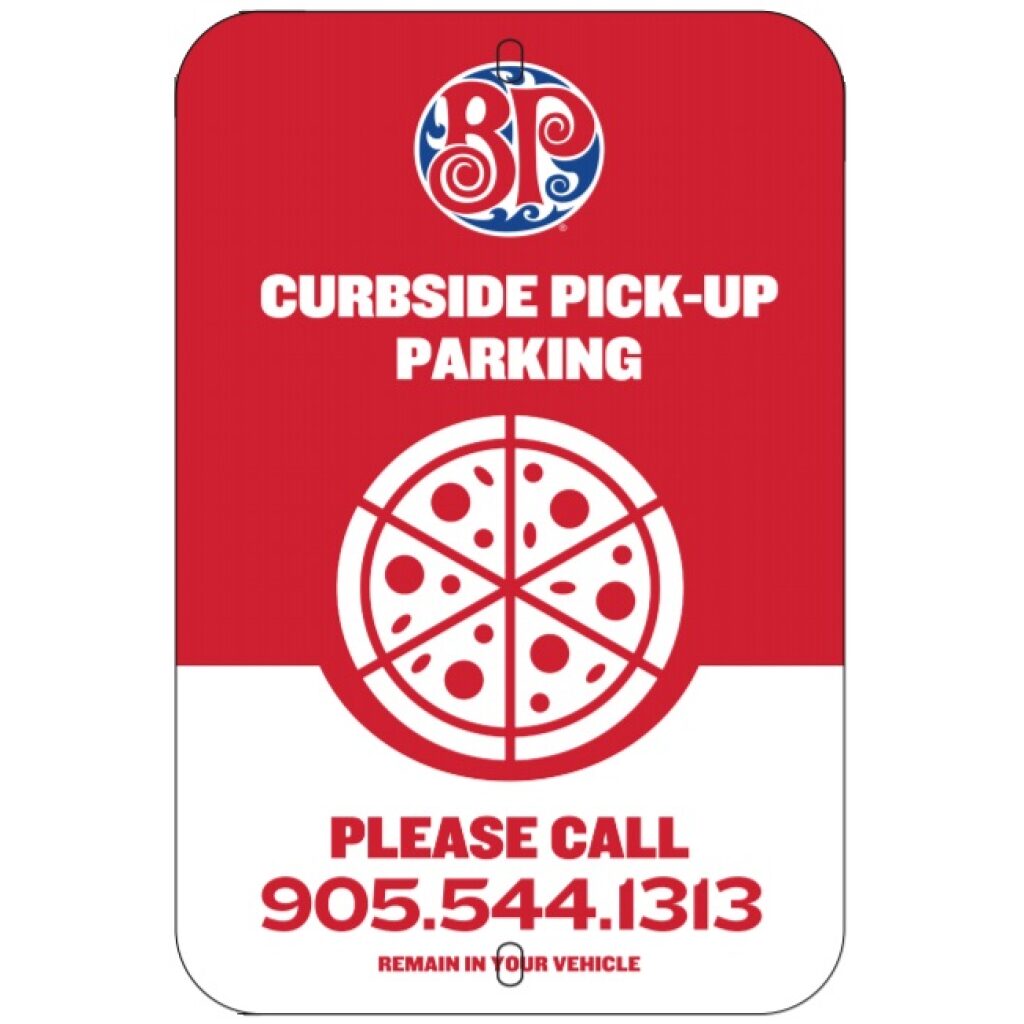 Customizable Curbside Pickup Signs: Add YOUR Own Text / Logo, 30x45cm ...